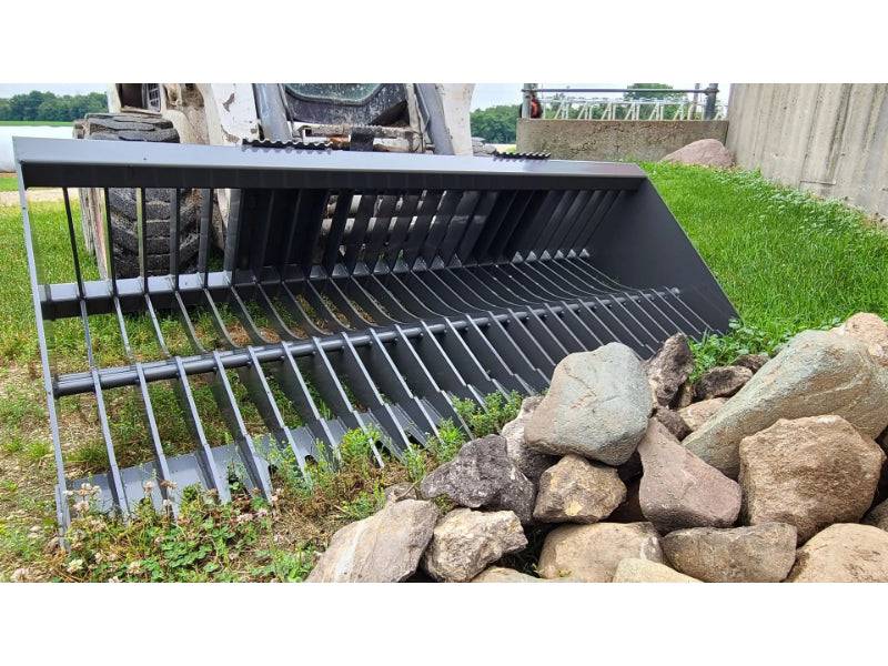 Berlon Skeleton Rock Bucket for Skid Steers & Tractors | Mammoth ...