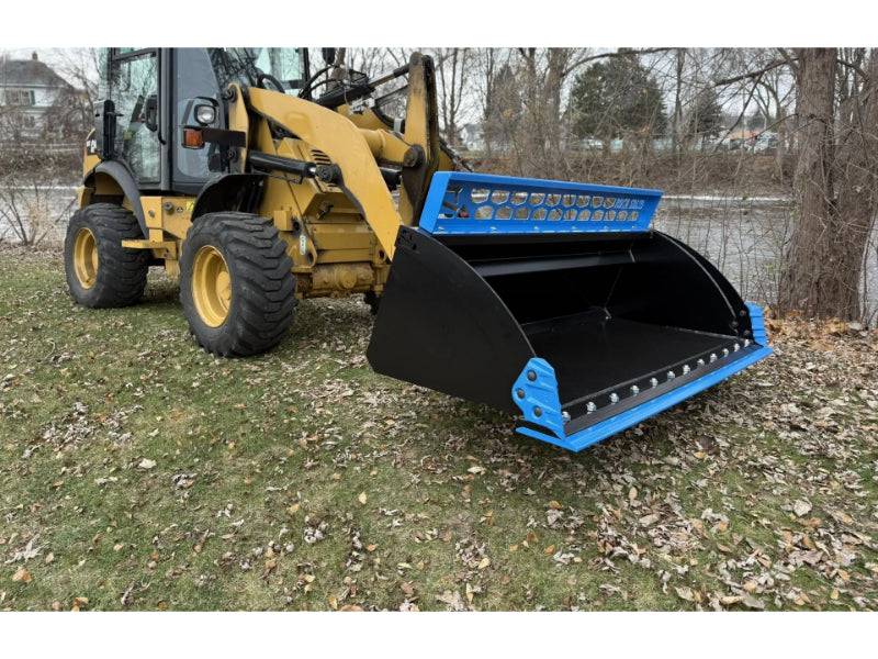 Rock Solid Attachments Low Profile Extended Lip Utility Bucket for Tractors | Mammoth Forestry ...